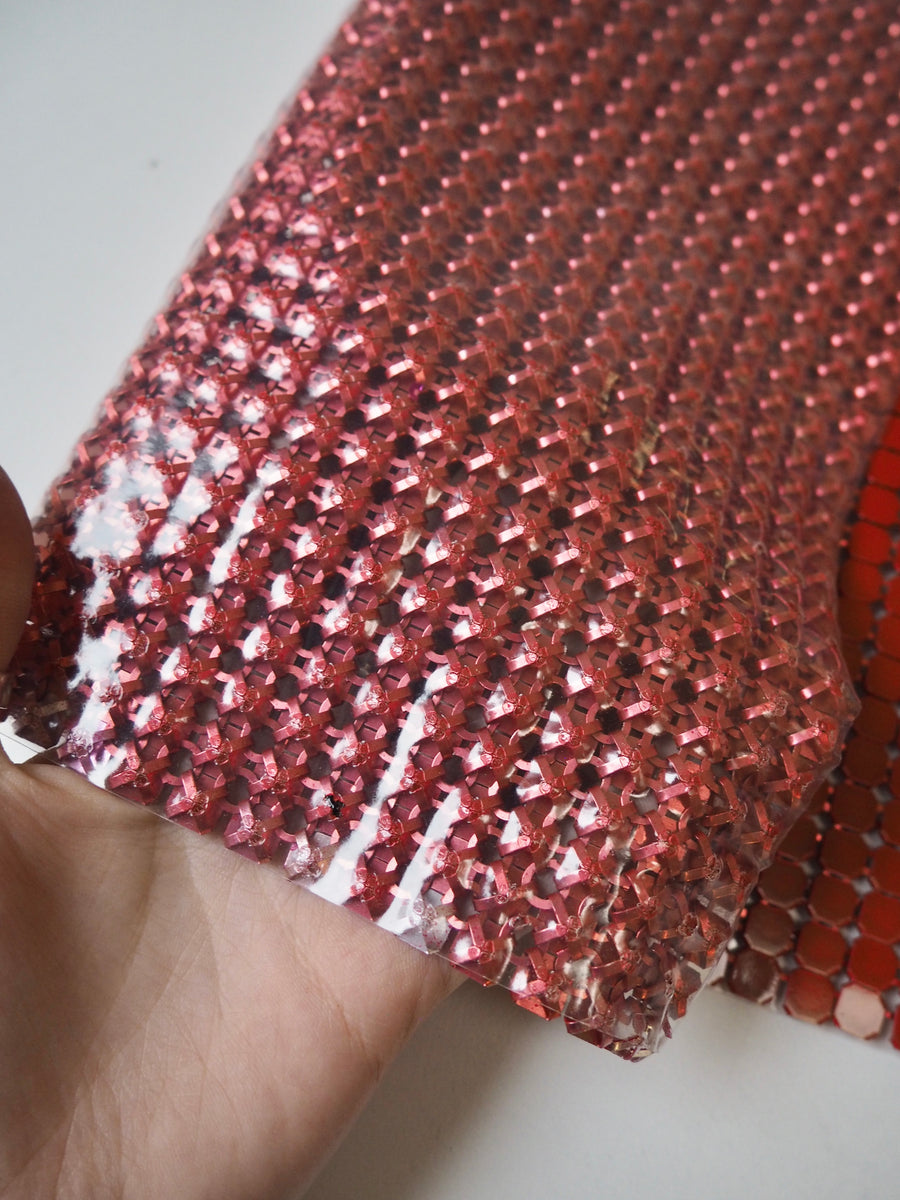Red Large Plastic Backed Chainmail – The New Craft House