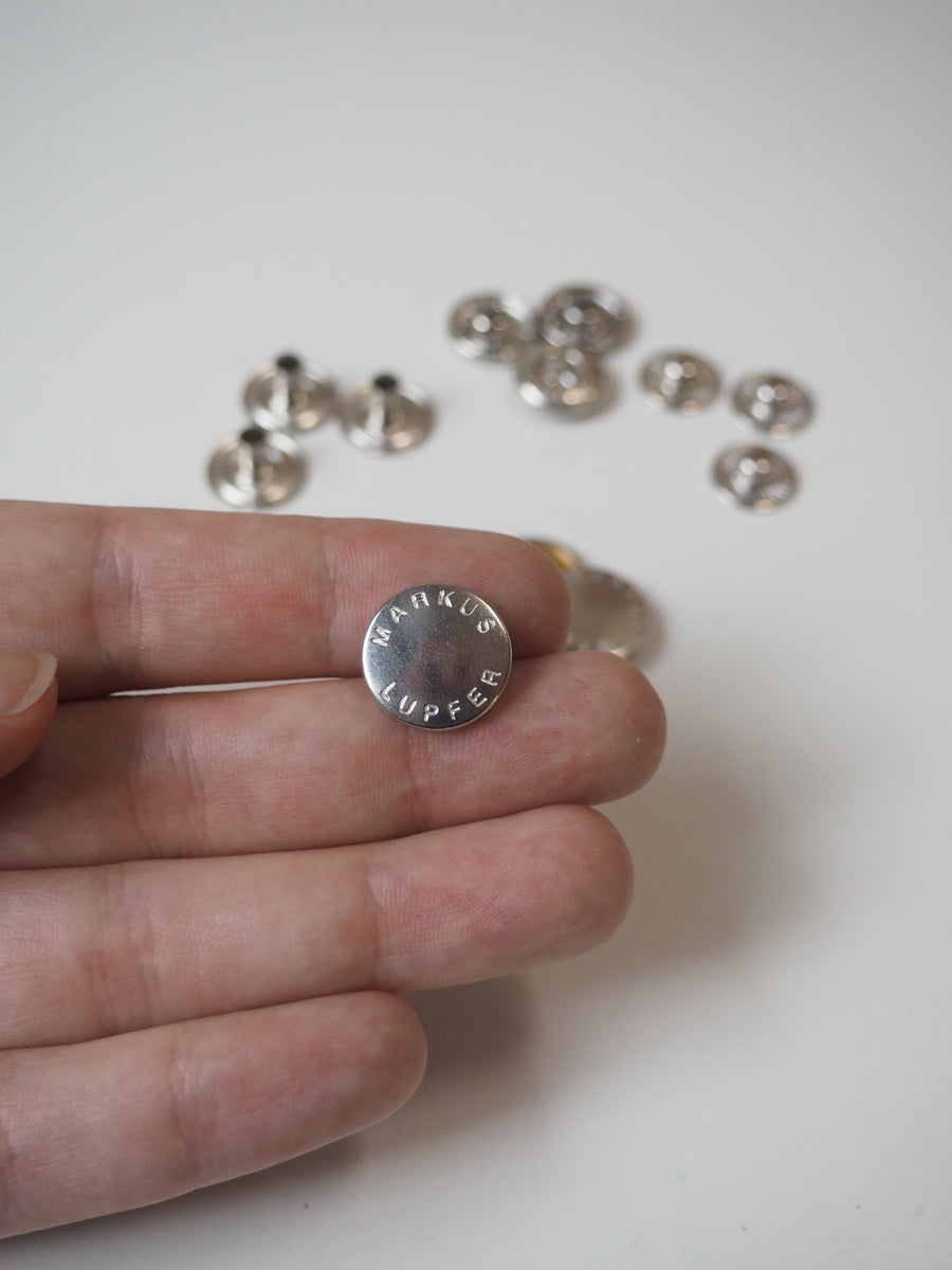 Silver Branded Press Studs 15mm/24L – The New Craft House