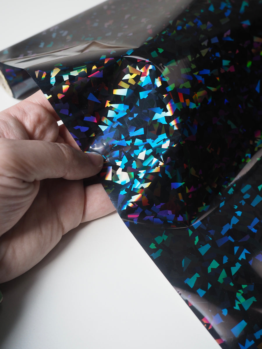 Denim Holographic Confetti Heat Transfer Foil – The New Craft House