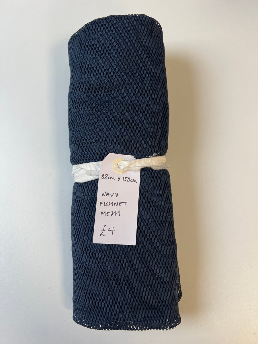 Navy Fishnet Mesh Remnant – The New Craft House