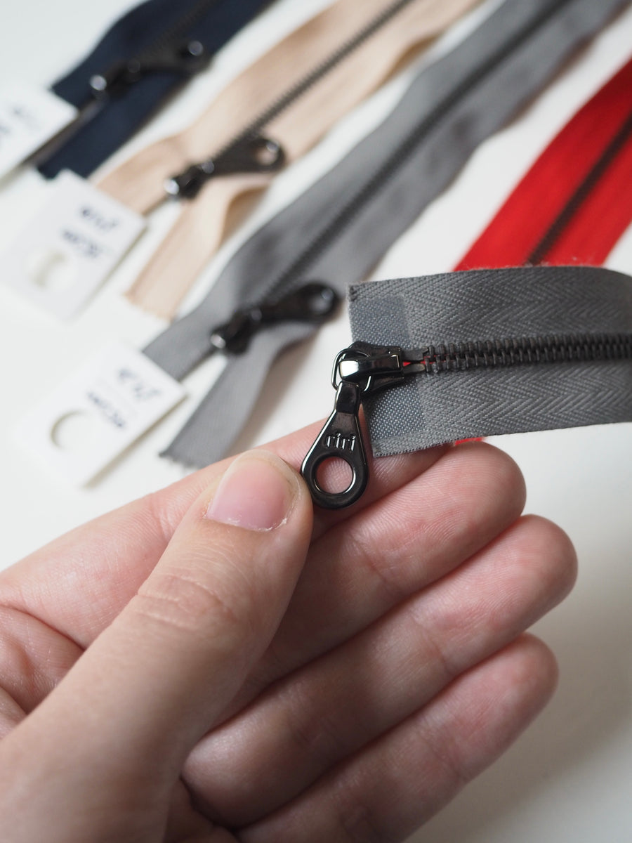 Riri 75cm Two-Way Open-Ended Narrow Metal Teeth Zips – The New Craft House