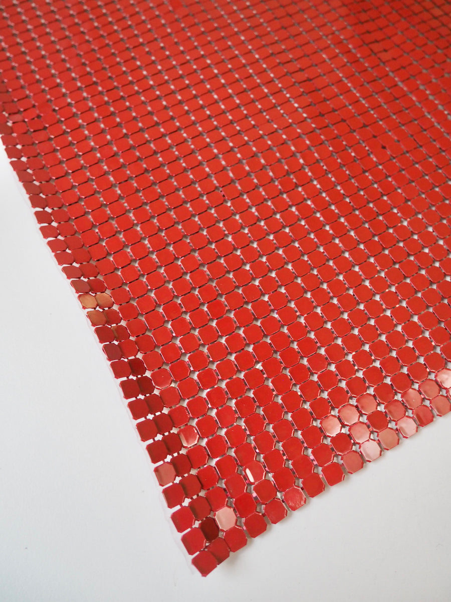 Red Large Plastic Backed Chainmail – The New Craft House