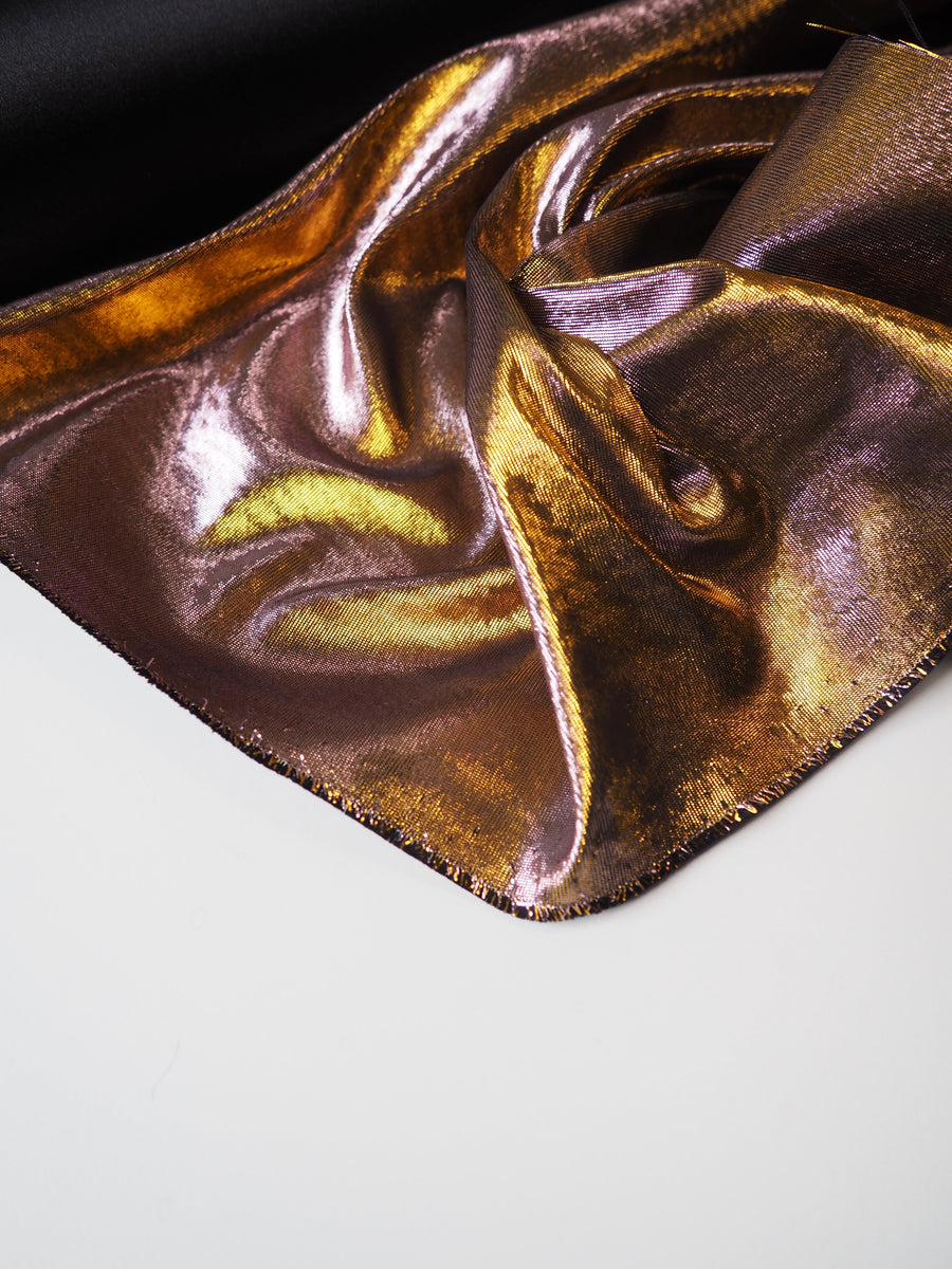 Pink + Gold Moire Lamé – The New Craft House