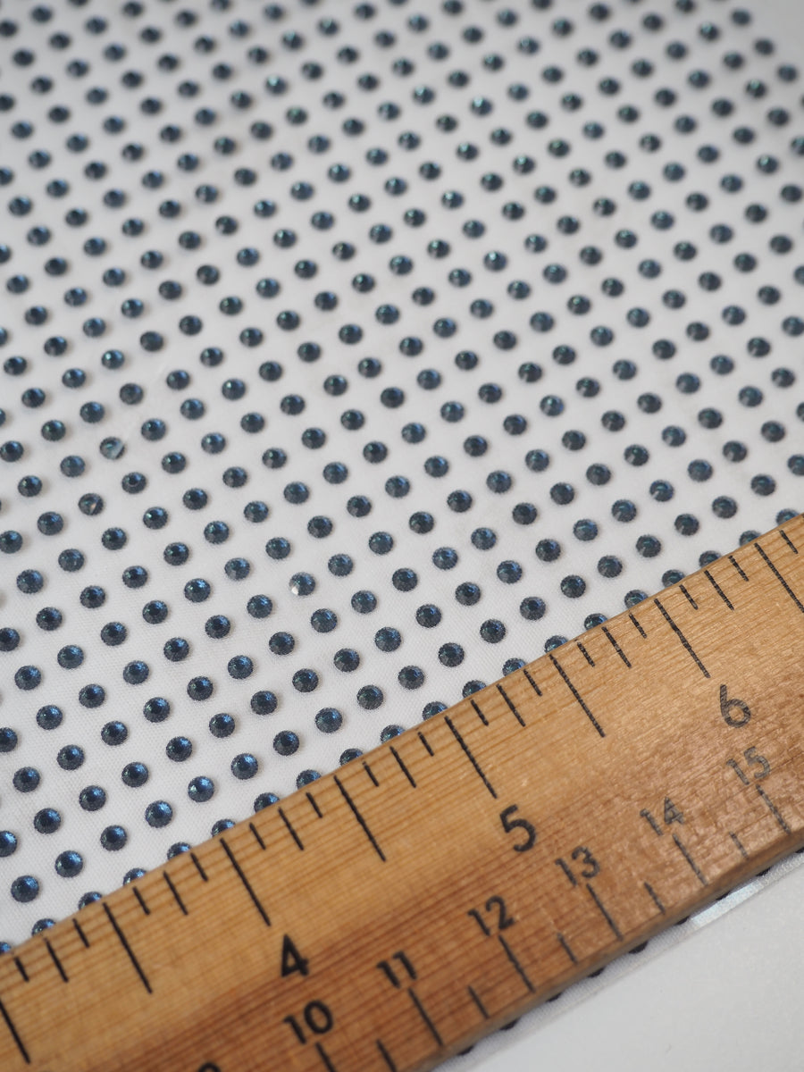 Swarovski Dark Sapphire Xilion Rose Crystal Hotfix Sheet 3mm – The New ...