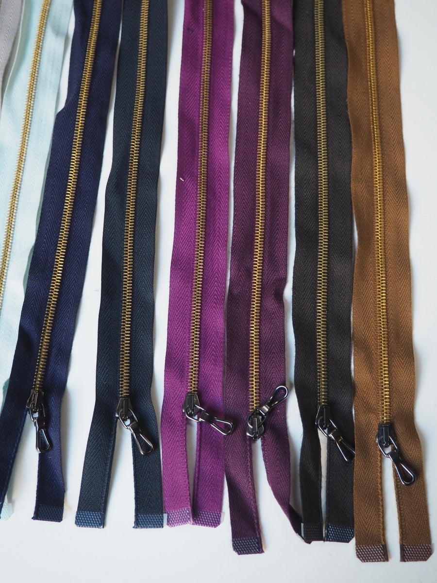 Lampo Open-Ended Narrow Metal Teeth Zips – The New Craft House