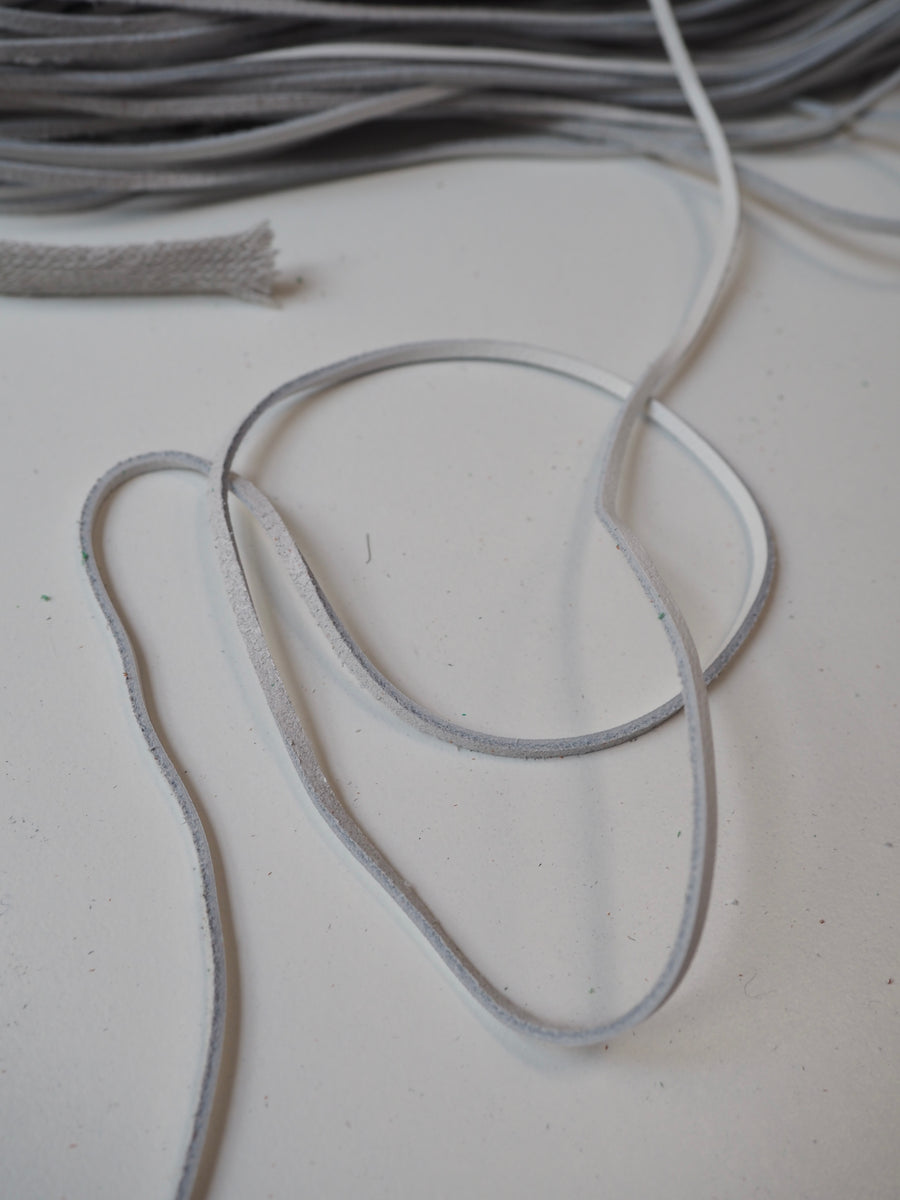 White Leather Cord 2mm – The New Craft House