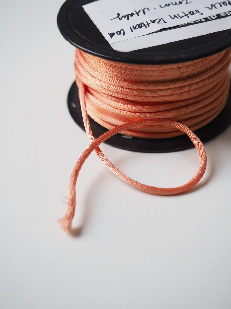 Peach Satin Rattail Cord – The New Craft House