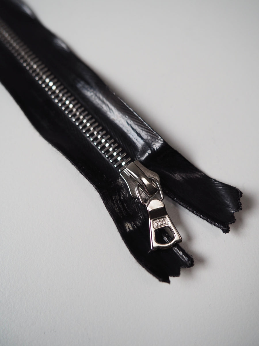 Riri Black Plastic Coated Zips – The New Craft House